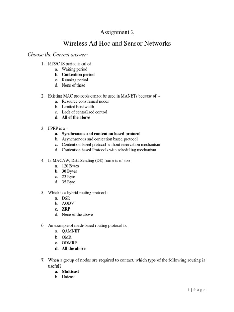 Assignment 2 Solution Pdf Communications Protocols 7892