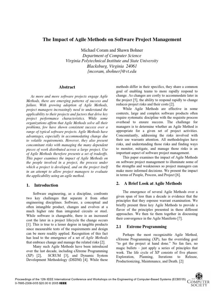 Agility Project Manage M NT | PDF | Agile Software Development ...