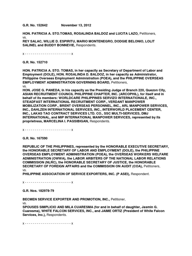 Sto Tomas Vs Salac | PDF | Injunction | Crime & Violence