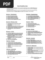 Facial Disability Index | PDF | Medical Specialties | Behavioural Sciences