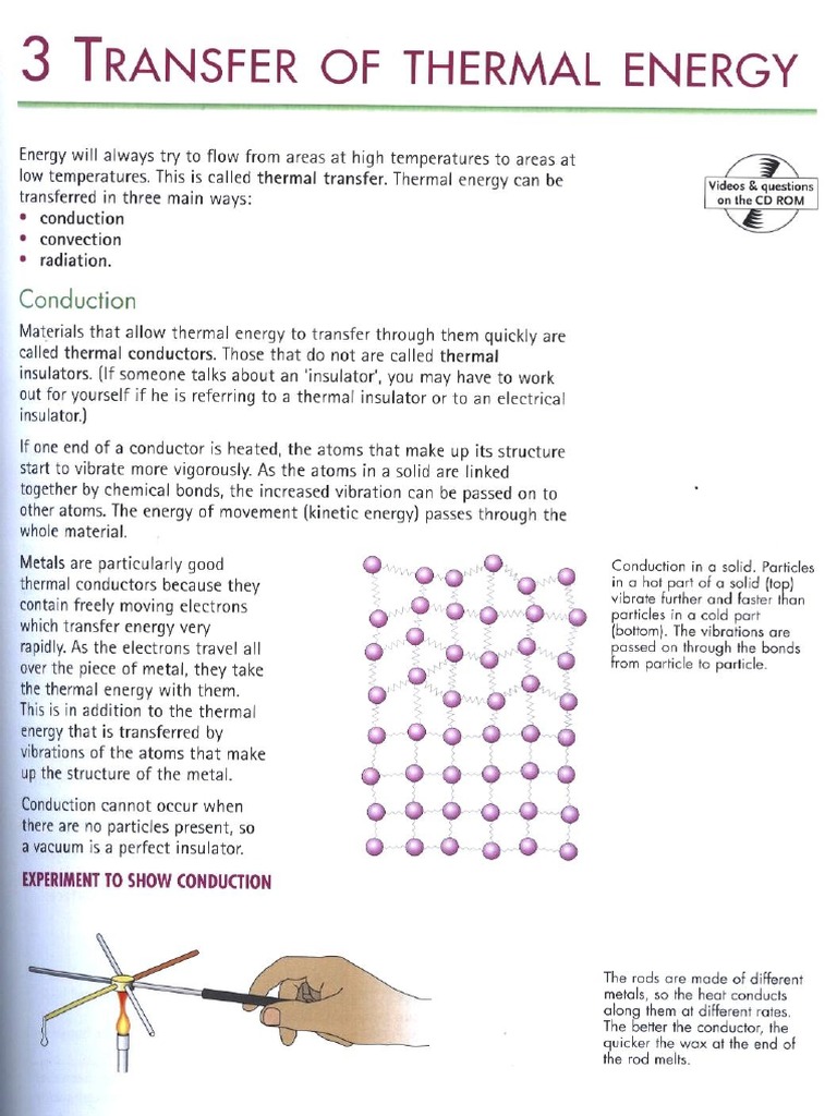 Igcse Physics (10) - Transfer of Thermal Energy | PDF