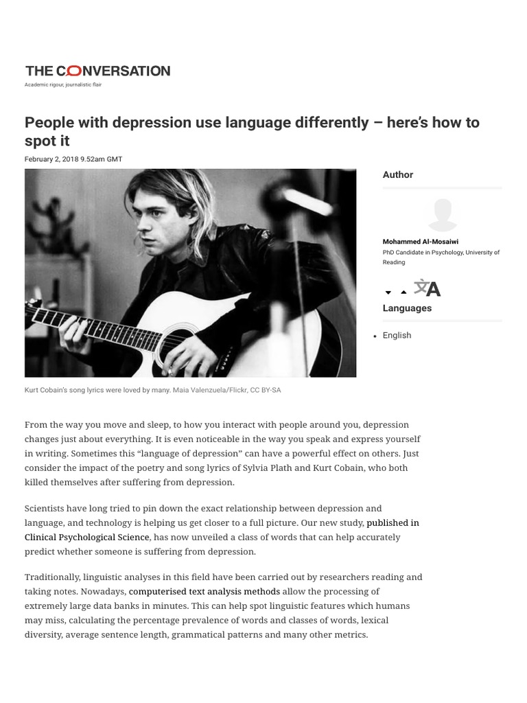 People With Depression Use Language Differently - Here's How To Spot It ...