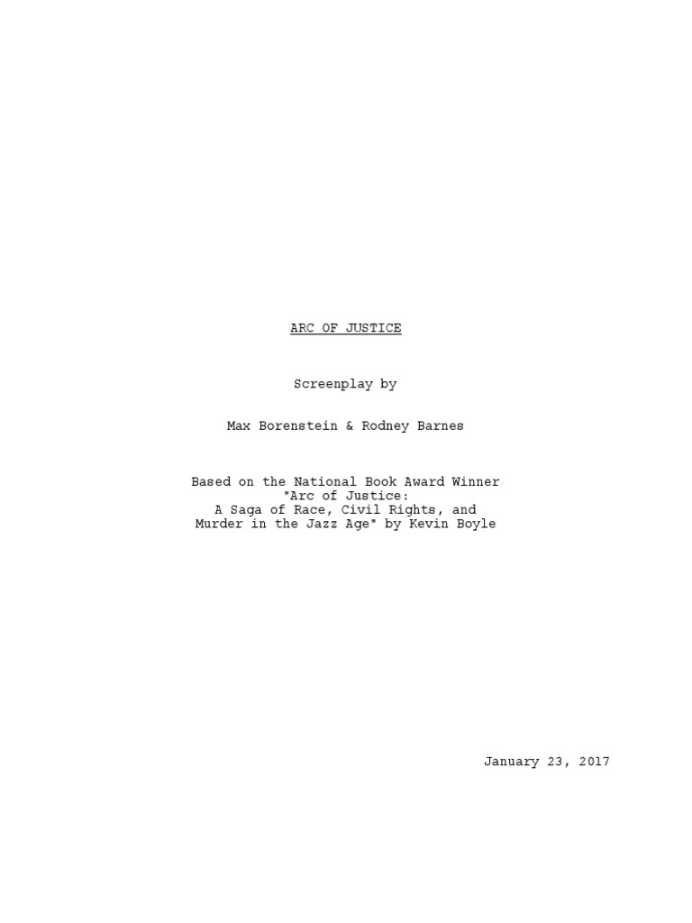 Arc of Justice | PDF