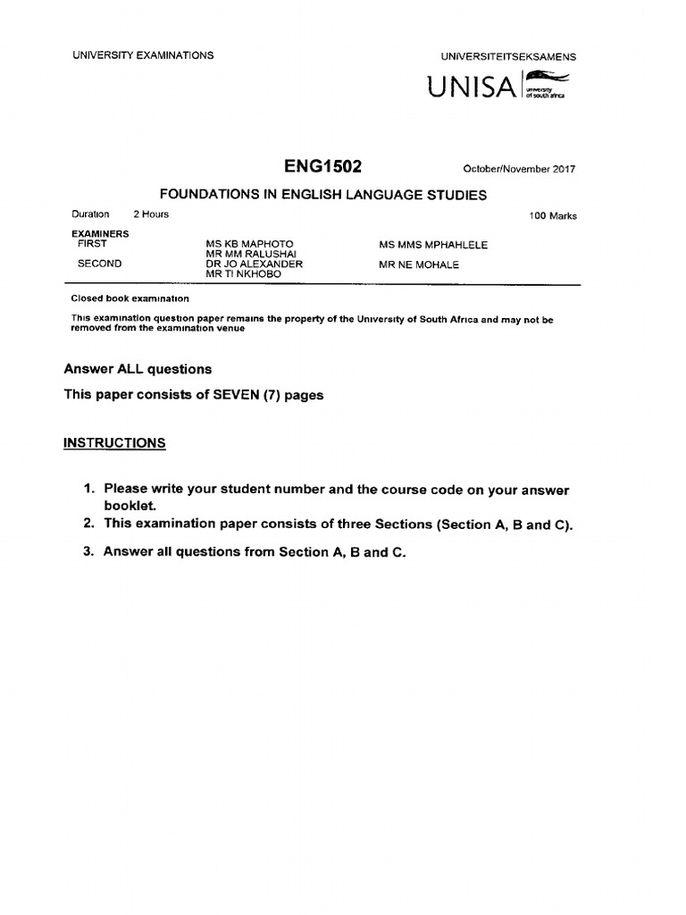 Eng1502 2017 10 e 1 | PDF