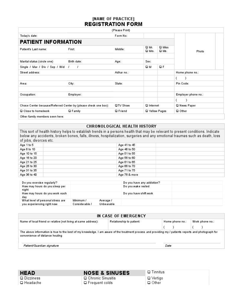 Pranic Healing Patient Record Form | PDF | Diabetes Mellitus | Blood