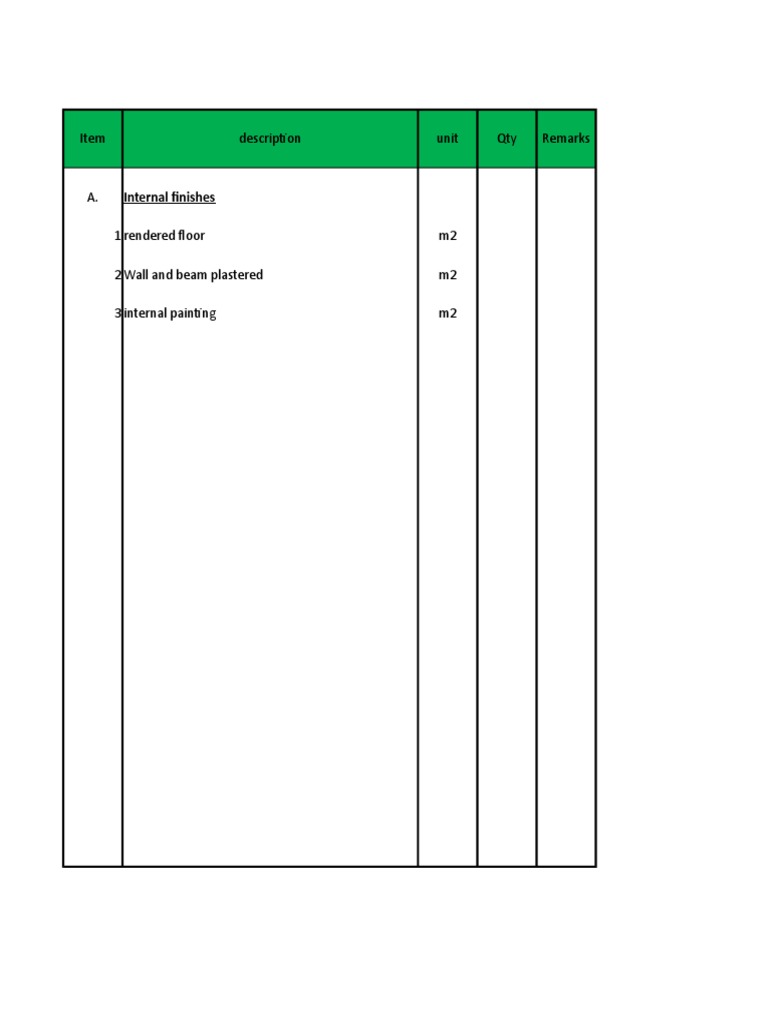 Internal and External Finishes | PDF | Building Materials | Components