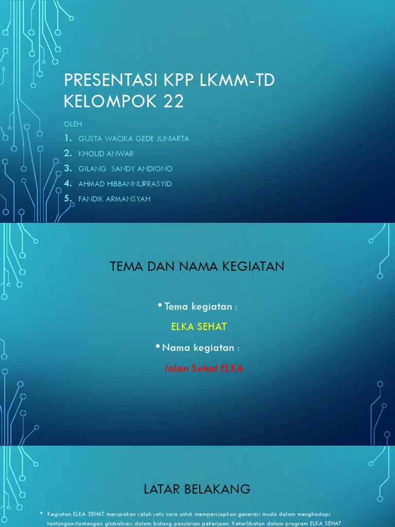 Presentasi KPP LKMM-TD | PDF