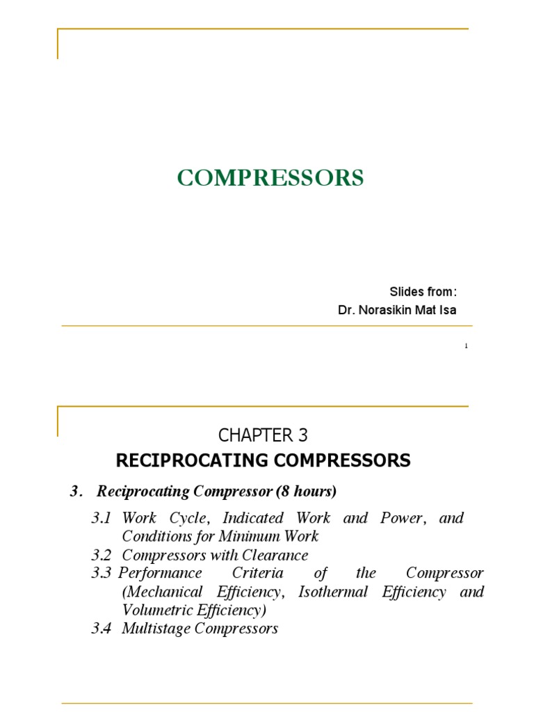 Compressor Part 3 | PDF | Pump | Piston
