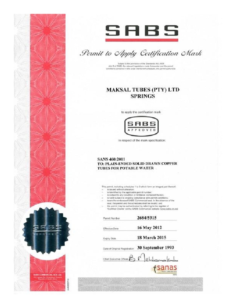 Maksal Certificates | PDF