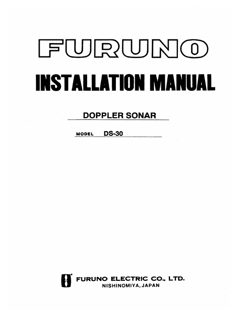 DS30 Installation Manual | PDF | Electronics | Equipment