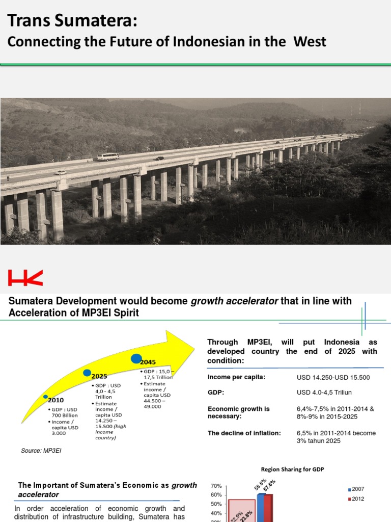 Trans Sumatera | PDF | Indonesia | Economic Growth