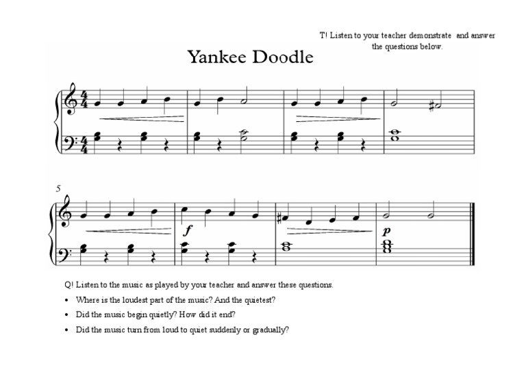 Yankee Doodle | PDF