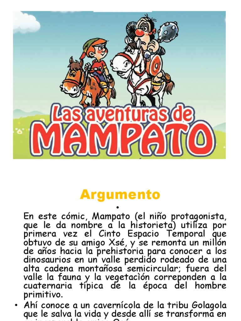 Mampato y el Cinto Espacio Temporal | PDF