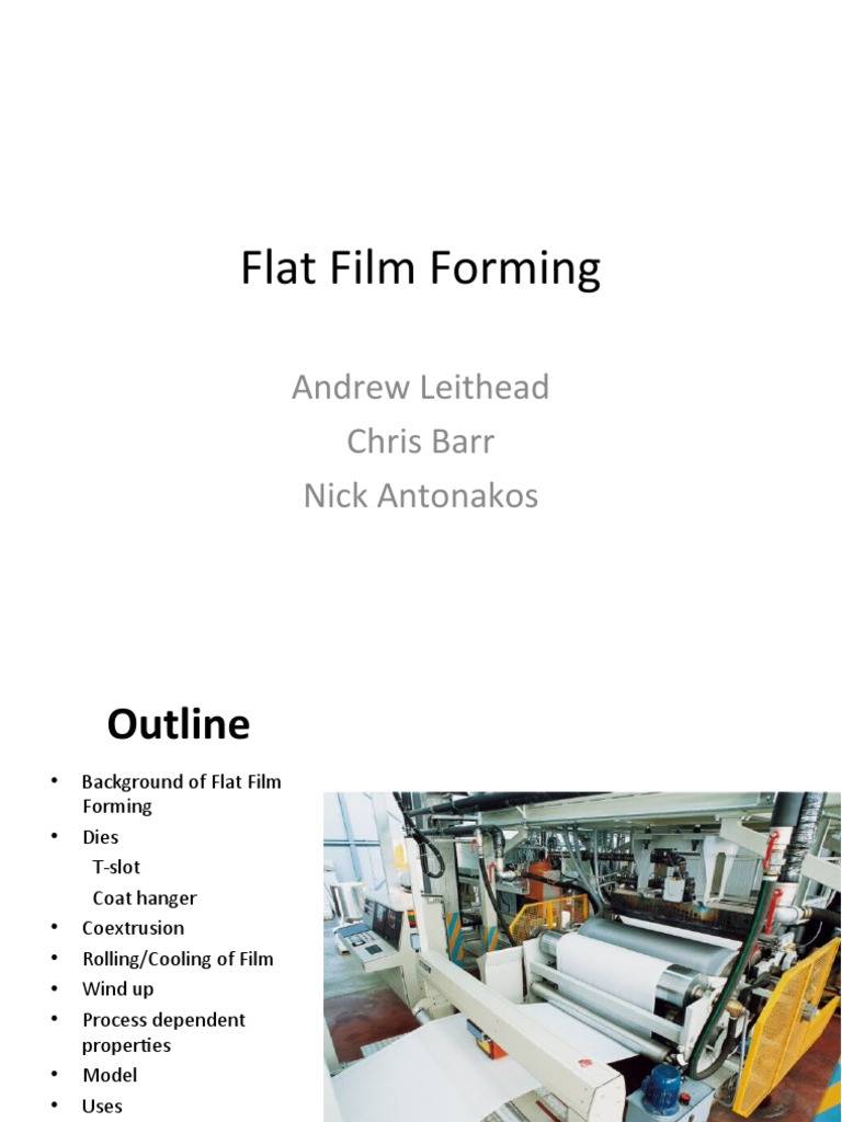 Flat Film Forming: Andrew Leithead Chris Barr Nick Antonakos | PDF ...