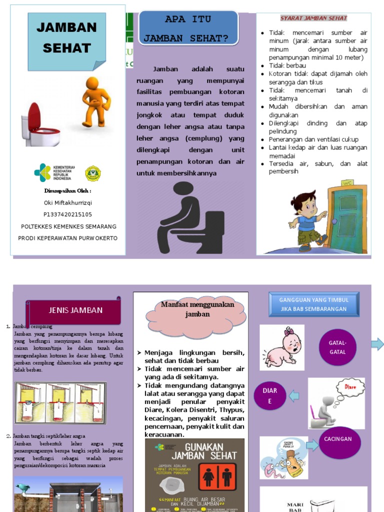 Leaflet Jamban Sehat | PDF