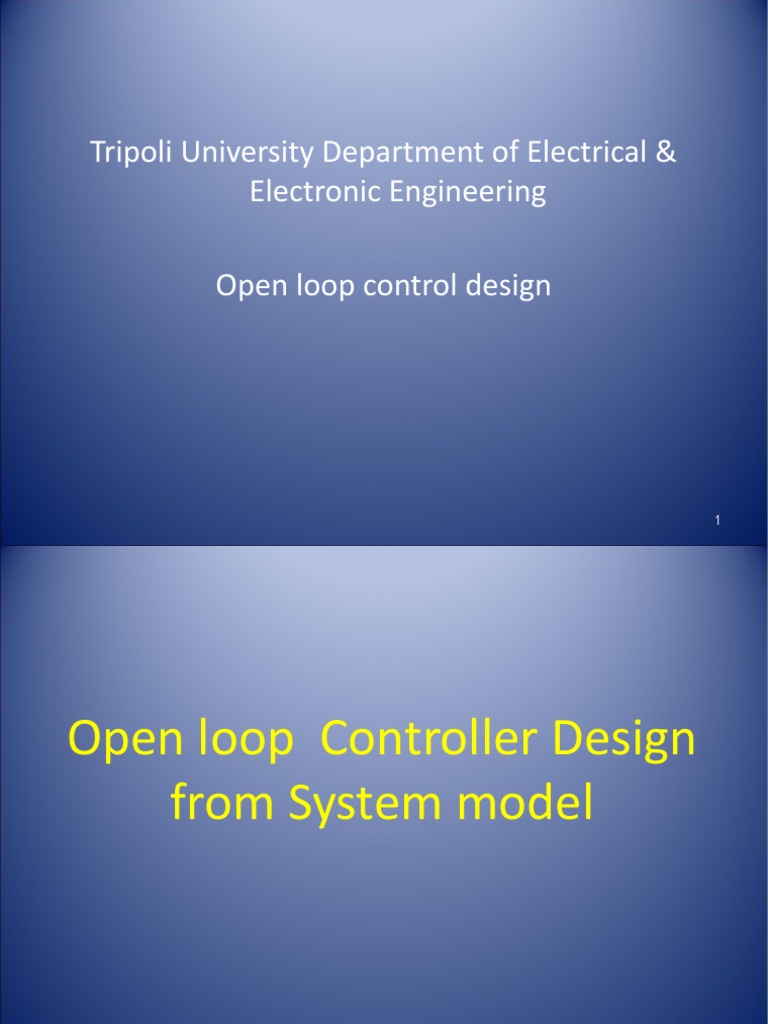 Tripoli University Department Of Electrical And Electronic Engineering