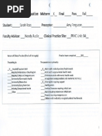 Reflection on Medication Error in Nursing | PDF | Nursing | Patient Safety