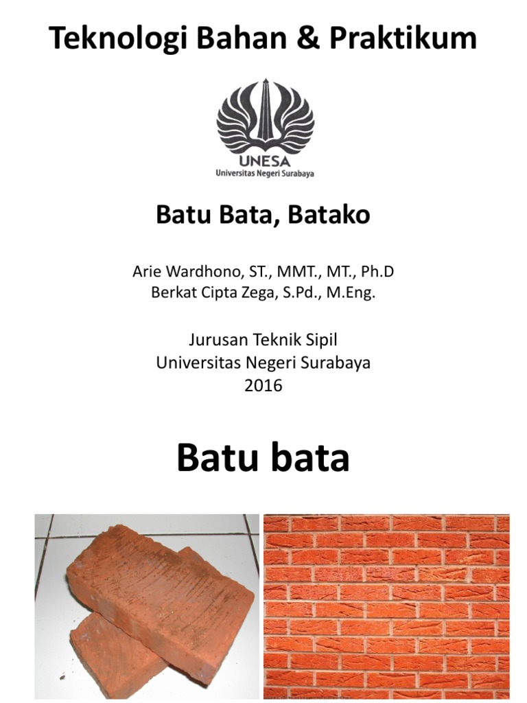 04 Batu Bata Batako | PDF