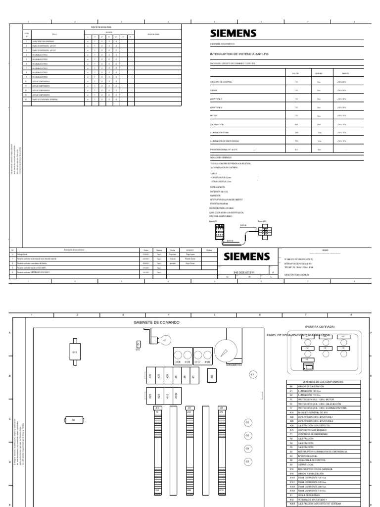Interruptor Siemens 3ap1-Fg | PDF | Electricidad | Cantidades fisicas