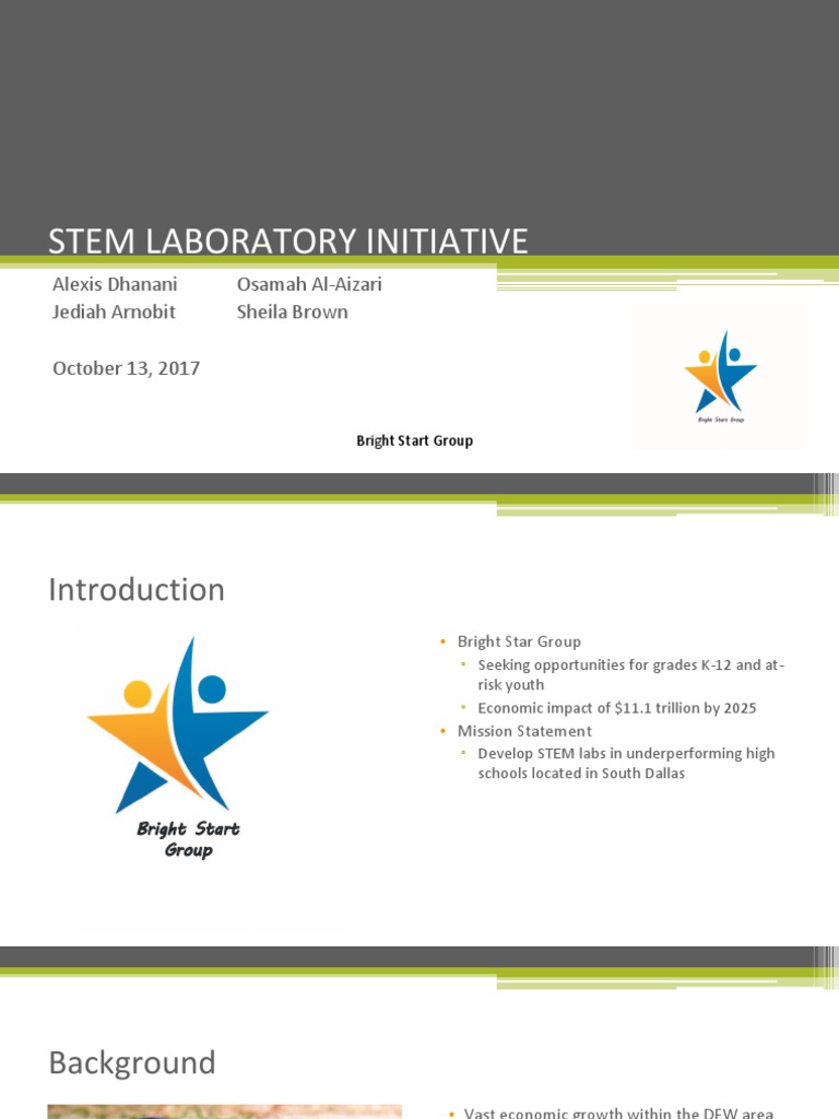 Stem Lab Initiative Presentation | PDF | Science, Technology ...