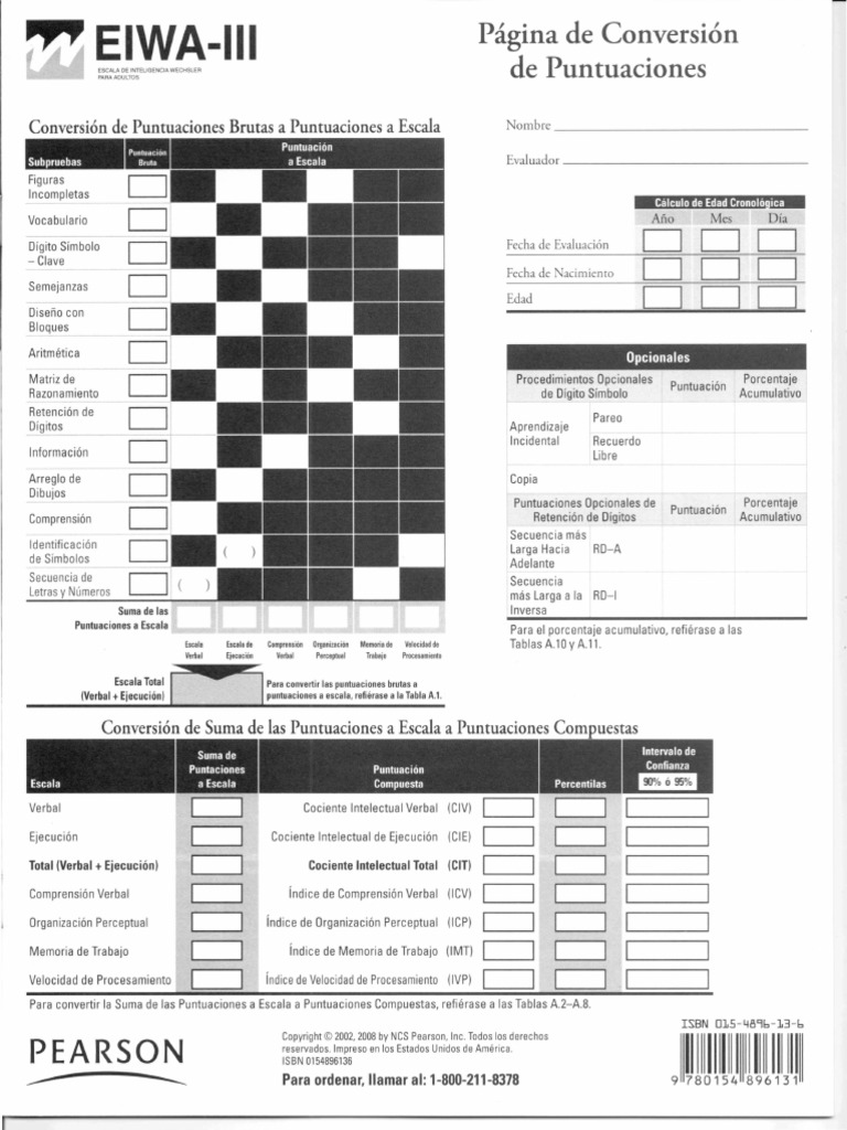 EIWA-III Protocolo PDF | PDF