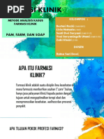Contoh Metode SOAP dalam Farmasi | PDF