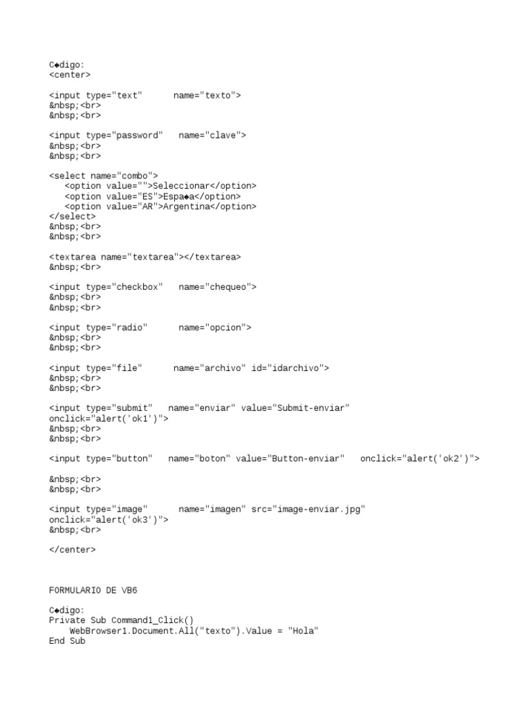 Vb6 - Uso Del Web Browser | PDF