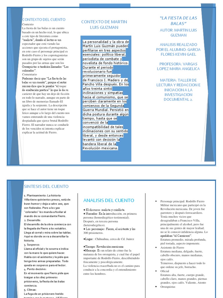 Analisis Del Cuento | PDF