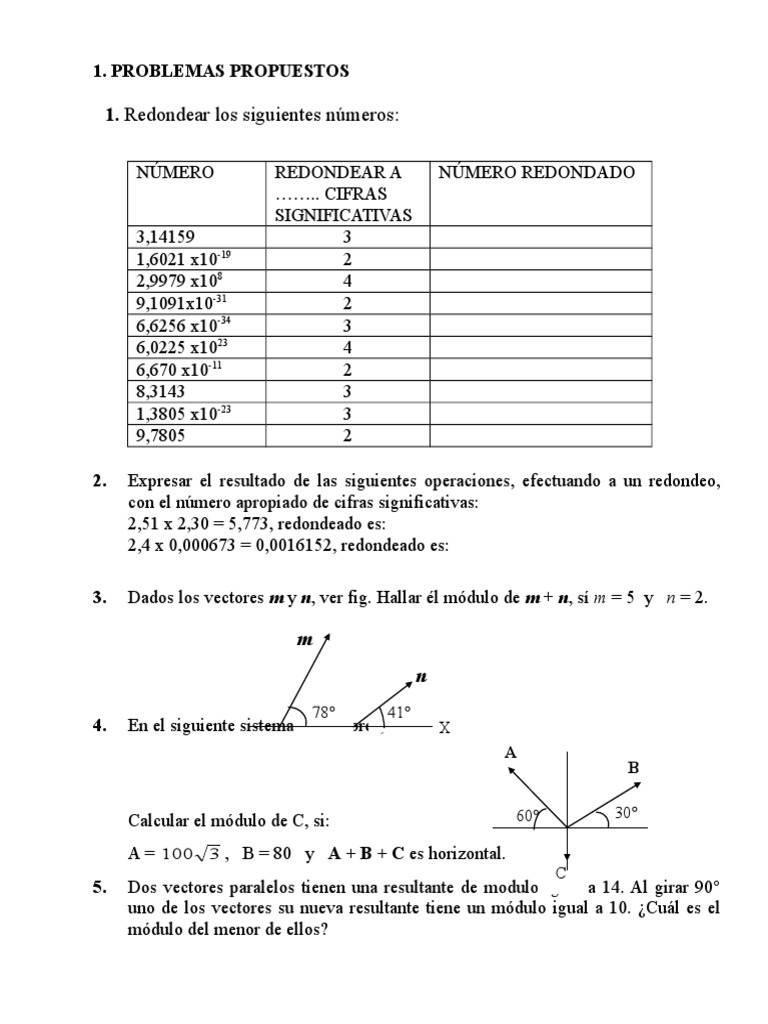 Prac Prob Vectores Pdf Vector Euclidiano Geometría