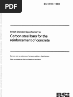 BS 4449 2005 - Steel For The Reinforcement of Concrete | PDF