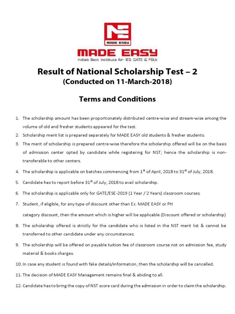 NST-2 Result - 348 PDF | PDF | Government