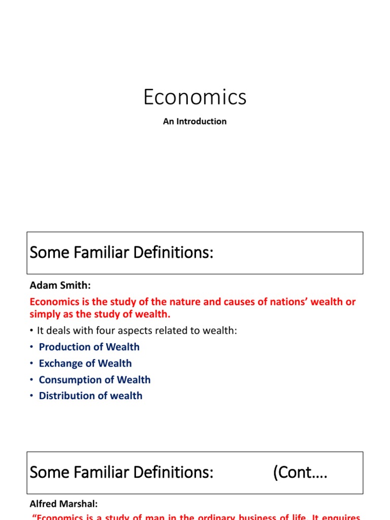 Economics: An Introduction | PDF