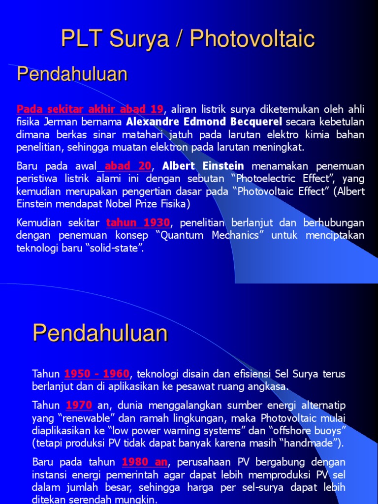 Pembangkit Listrik Tenaga Surya | PDF