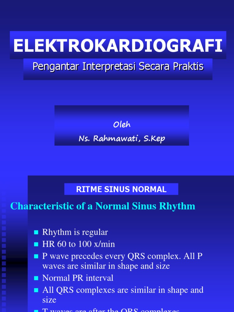 Cara Membaca EKG | PDF | Metode & Bahan Ajar | Seni
