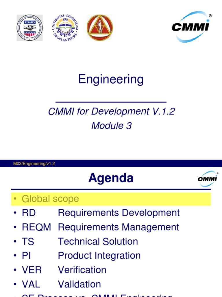 CMMI V1.2 M03 Engineering | PDF | Component Based Software Engineering ...