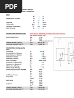 Meyerhof's Bearing Capacity Method | PDF | Solid Mechanics | Soil