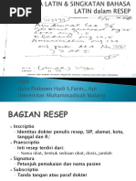 Daftar Singkatan Latin Bahasa Resep Obat Yang Umumnya Ada Dalam Resep ...