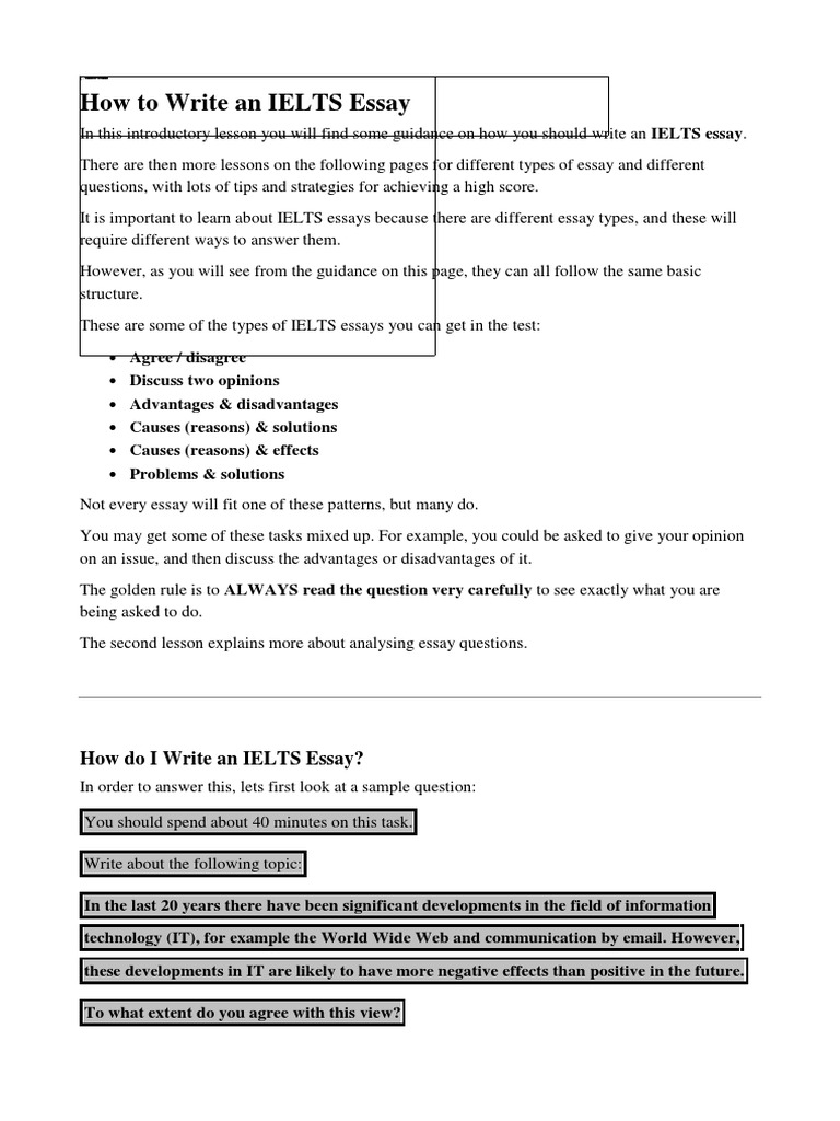 Ielts Writing Task 2 | PDF | Question | Essays
