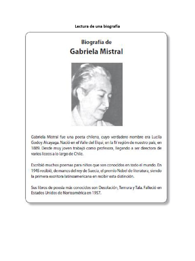 Gabriela Mistral | PDF