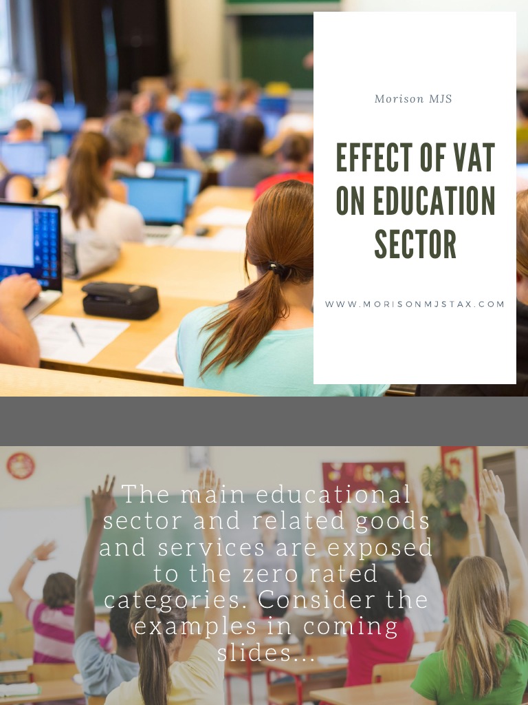 Effect of VAT On Education Sector | PDF | Schools | Business