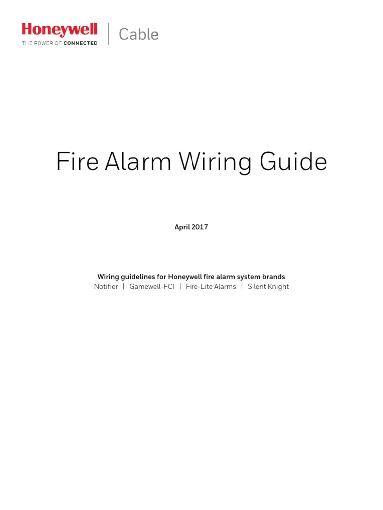 Fire Alarm Wiring Guide | PDF | Electrical Wiring | Electrical Conductor