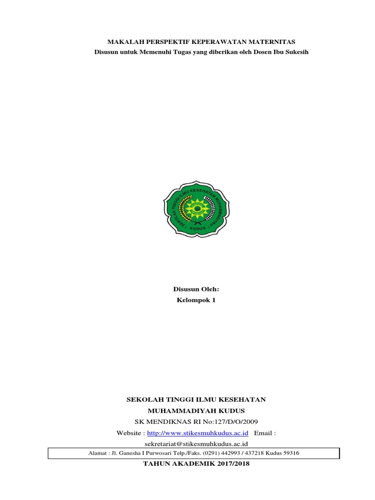 Perspektif Keperawatan Maternitas | PDF