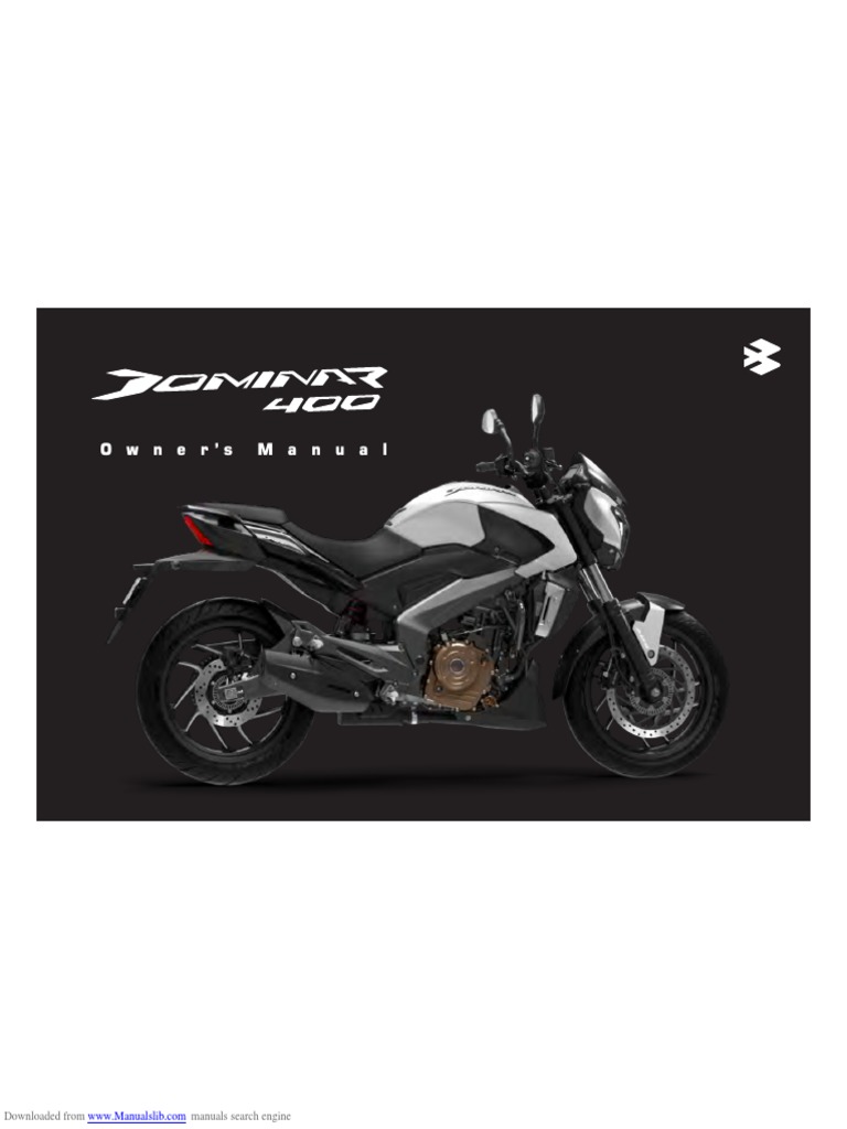 Dominar 400 | PDF | Manual Transmission | Headlamp