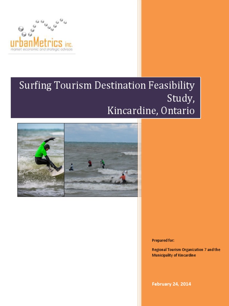Kincardine Surfing Tourism Study | PDF | Survey Methodology | Marketing ...