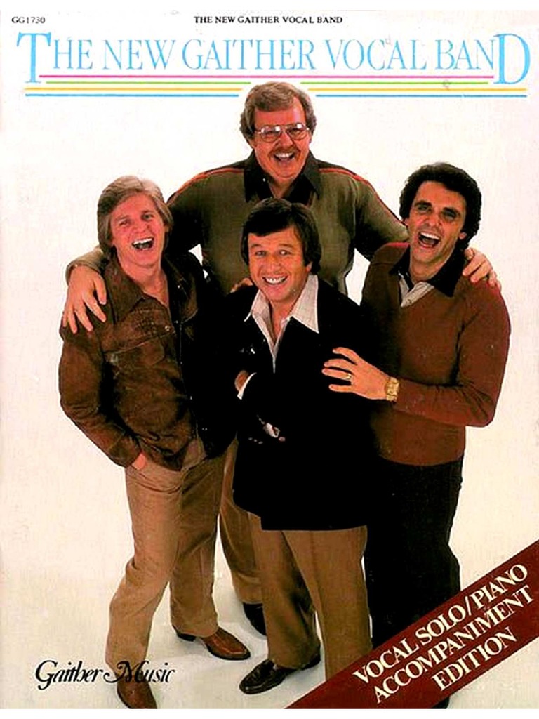 1981 - Gaither Vocal Band - The New Gaither Vocal Band (Songbook Sheet ...