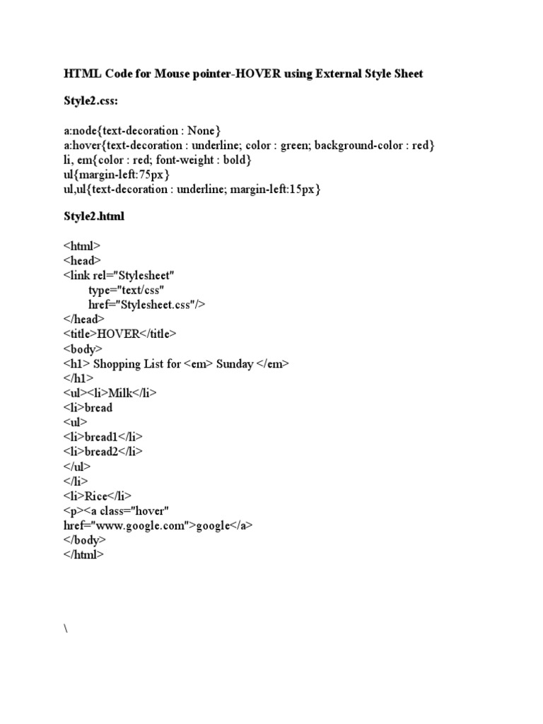 CSS Hover Effects Guide | PDF | Business | Computers