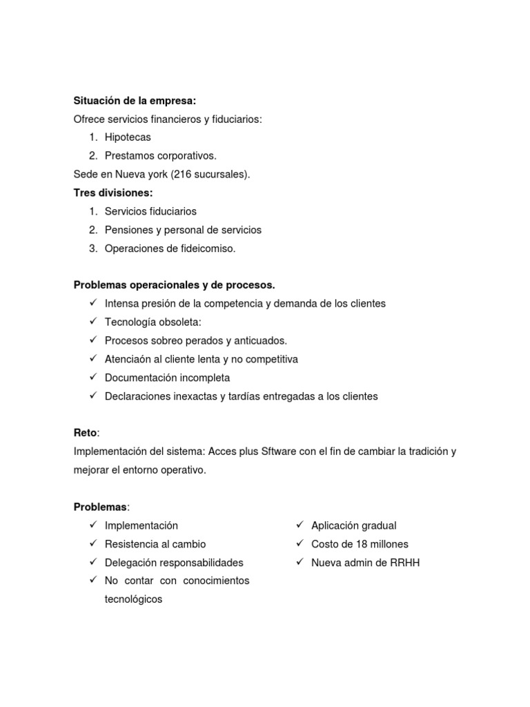 Transformación Digital en Providian Trust | PDF | Software | Microsoft ...