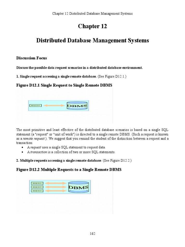 IM Ch12 Distributed DBMS Ed12 | PDF | Database Transaction | Databases