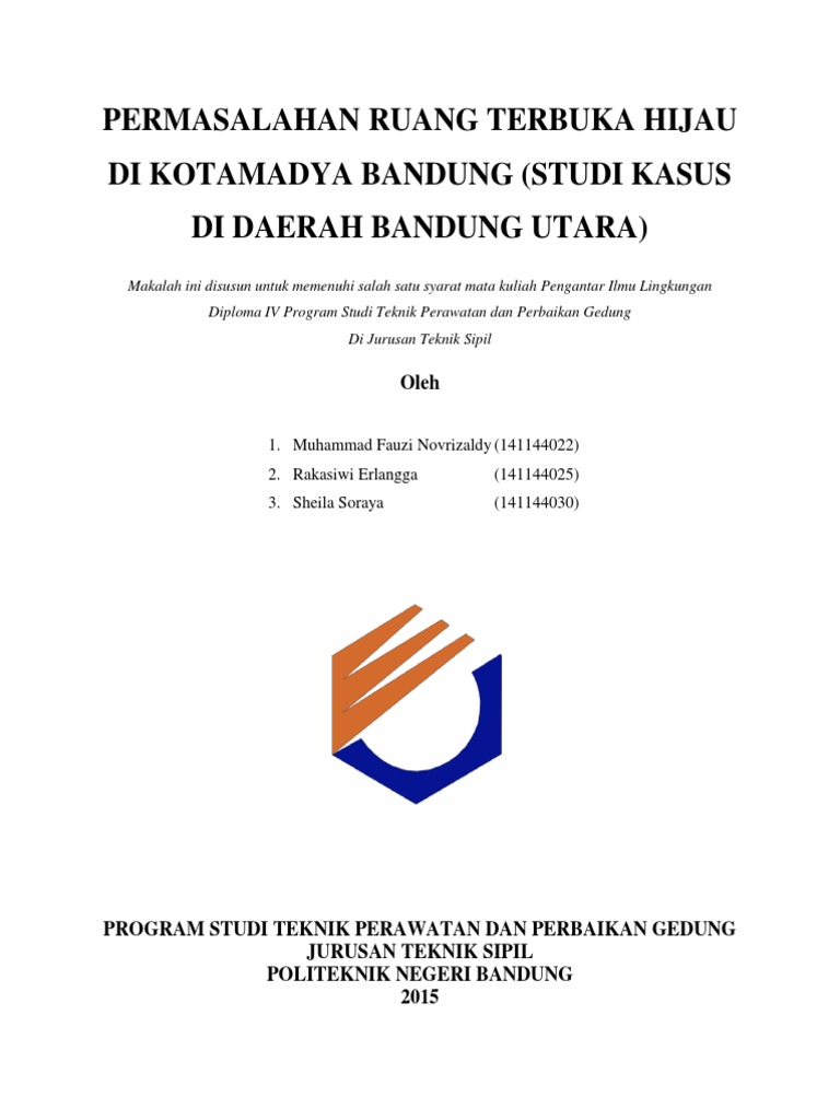 RTH Bandung: Tantangan dan Solusi | PDF