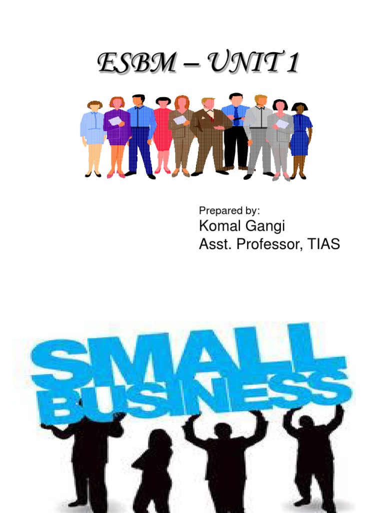 ESBM - Unit1 | PDF | Entrepreneurship | Change